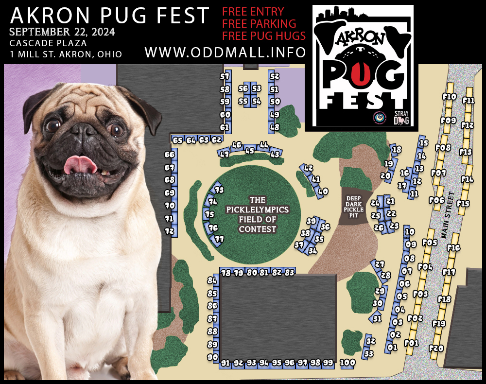 Akron Pug Fest – Oddmall: Emporium of the Weird